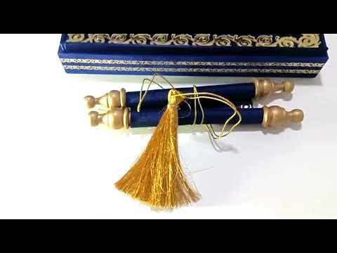 Regal Navy Blue Scroll Invitation – Upani